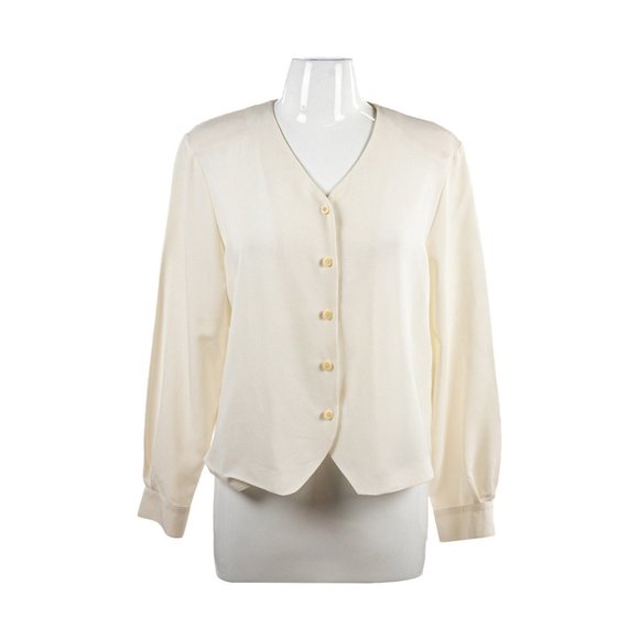 Chaus | Tops | Chaus Blouses 2 Ivory | Poshmark